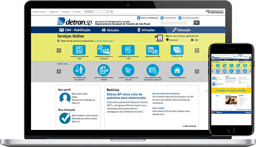 Roney Stones • Detran SP Redesign